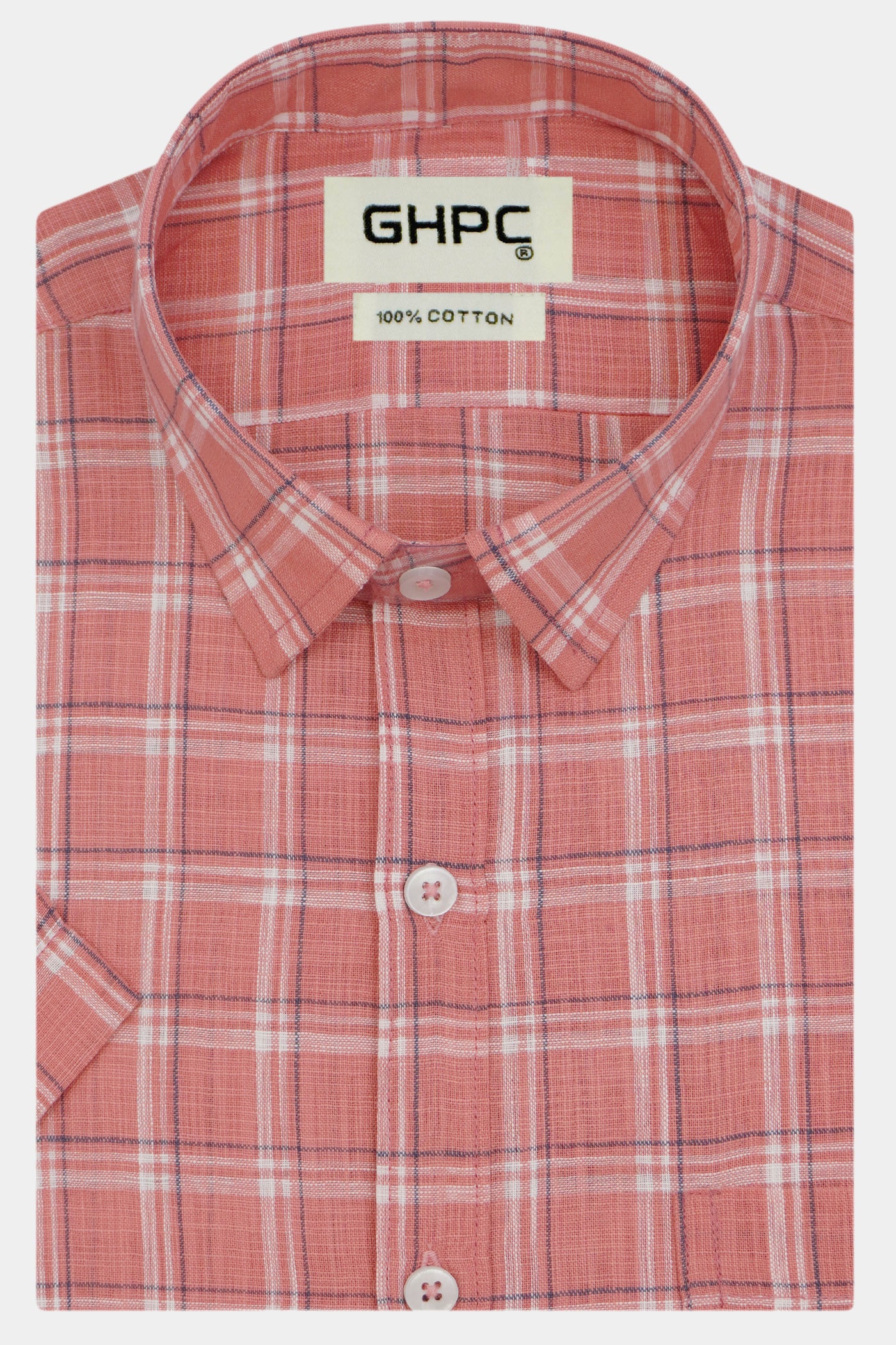 Buy Half Sleeve 100% Cotton Shirts For Men Online - GHPC